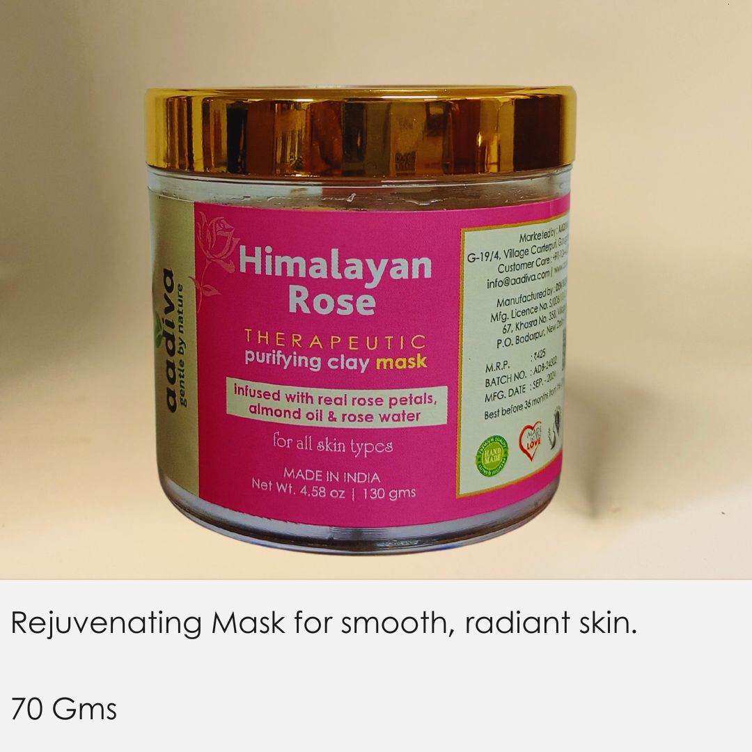 HIMALAYAN ROSE CLAY MASK - Aadiva